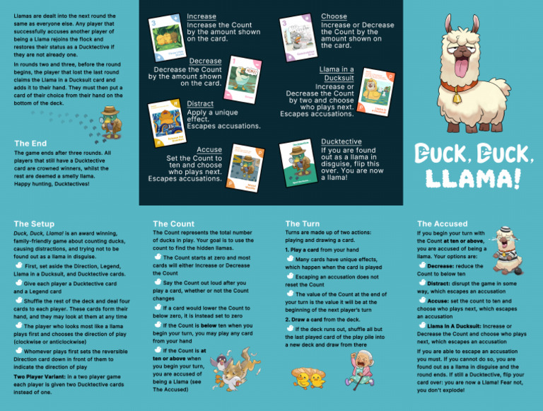 Duck, Duck, Llama.rules.en | PDF