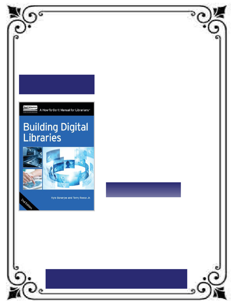 Building Digital Libraries Second Edition Kyle Banerjee Terry Reese Jr ...
