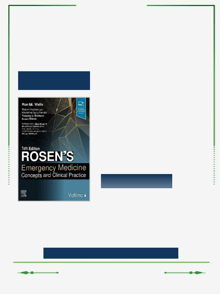 Rosen s Emergency Medicine Concepts and Clinical Practice Tenth Edition ...