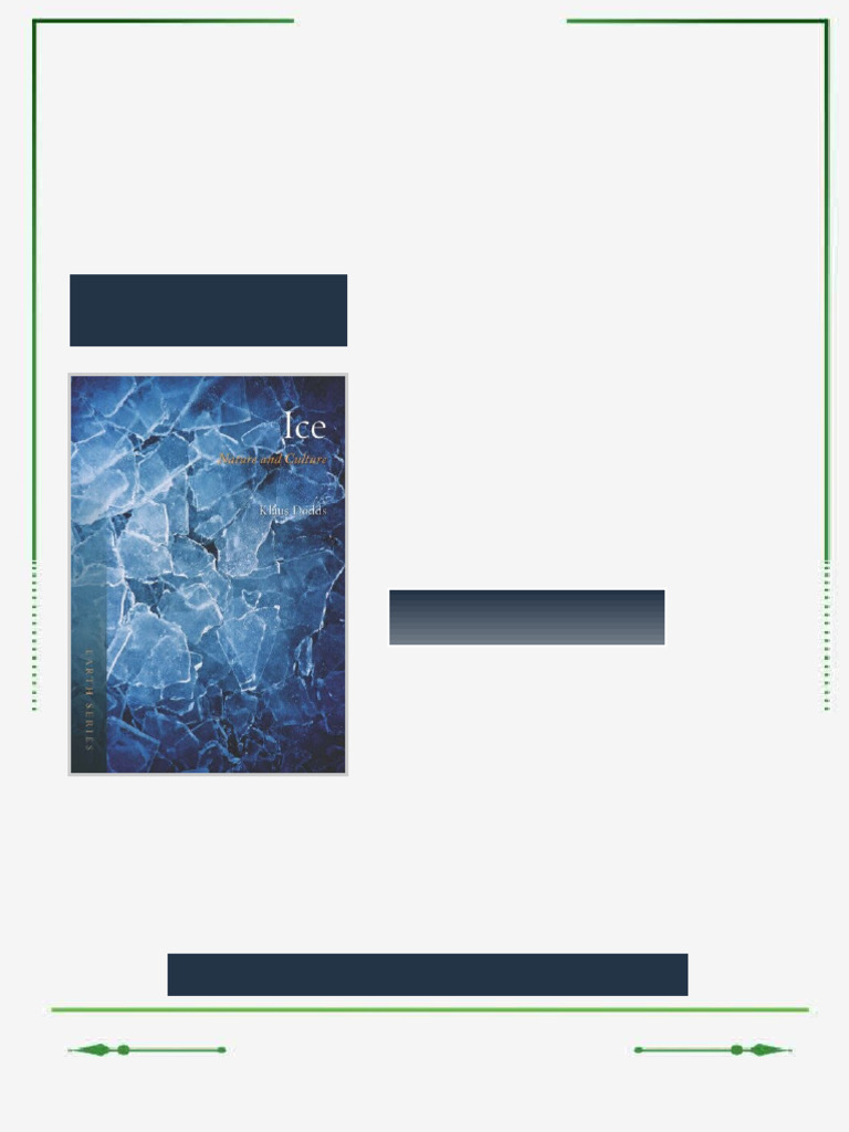 Ice Nature and Culture Earth Dodds eBook licensed digital version | PDF ...