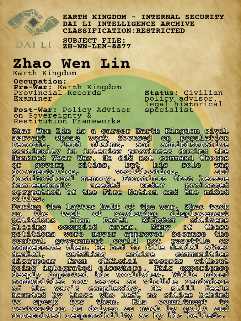 Zhao Wen Lin | PDF | Political Science