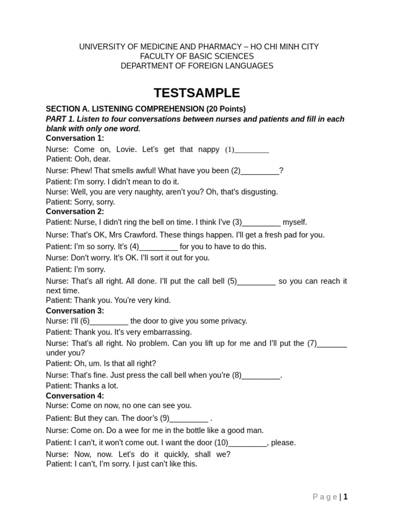 Sample Test - Cncq | PDF | Nerve | Heart