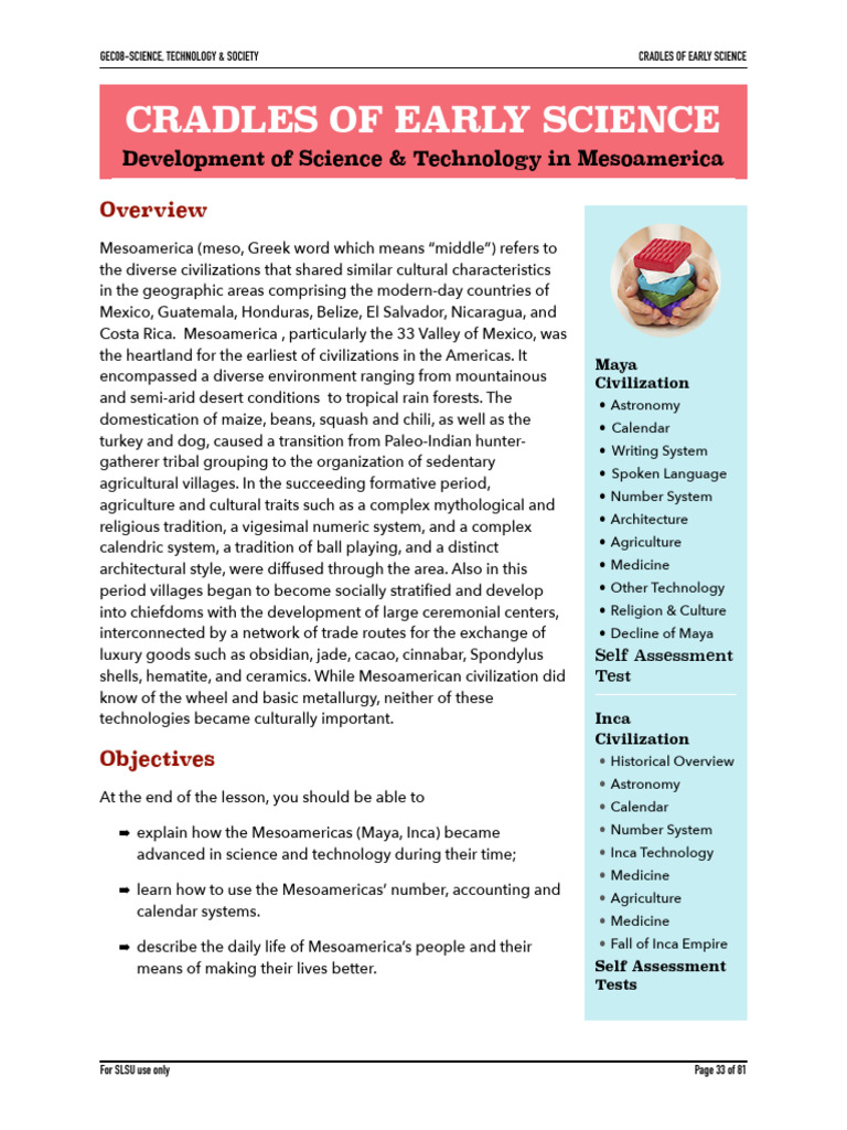 6 Mesoamerica (Maya&Inca) | PDF | Mesoamerica | Maya Civilization