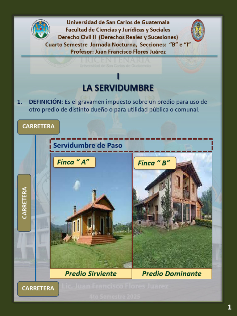 19. La Servidumbre DCII Clase No. 19 | PDF | Propiedad | Derecho civil ...