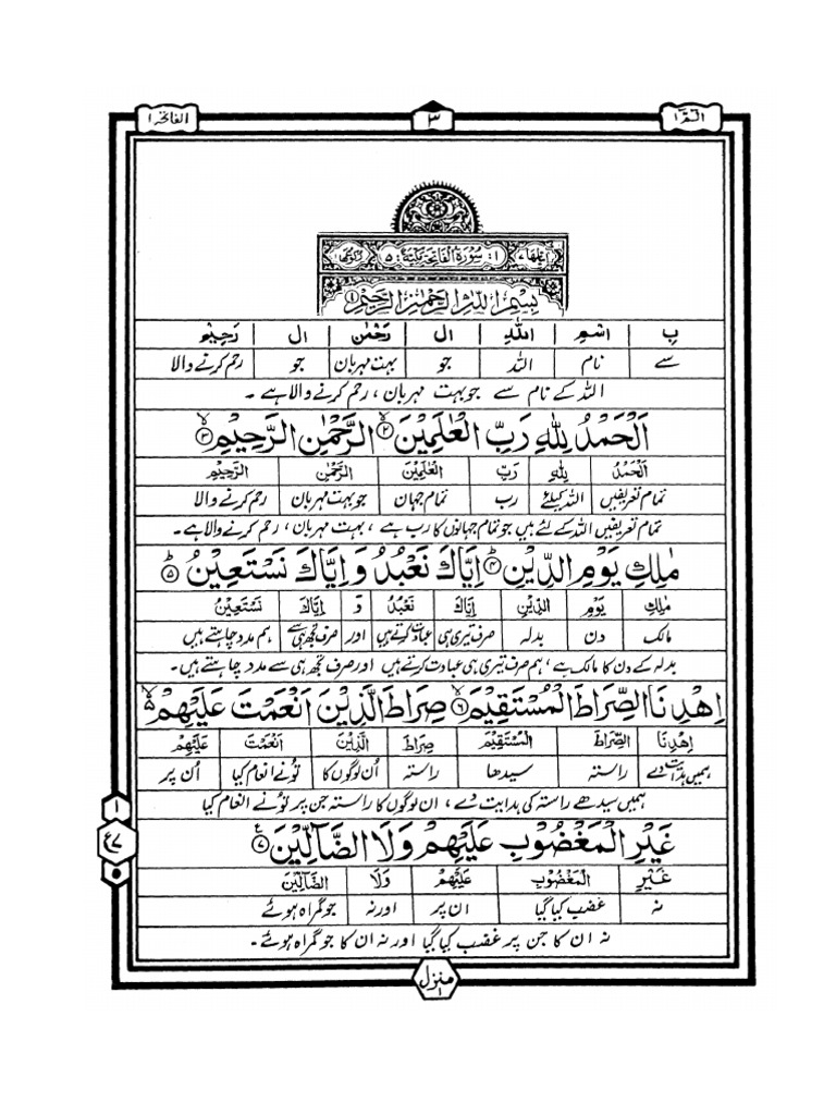 Surah Fateh With Lafzi Tarjuma | PDF