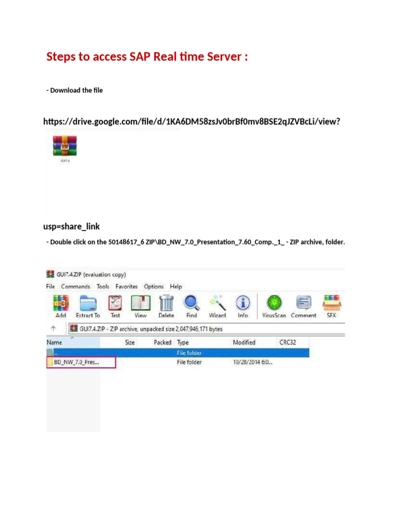 Accessing SAP Real-Time Server Guide | PDF