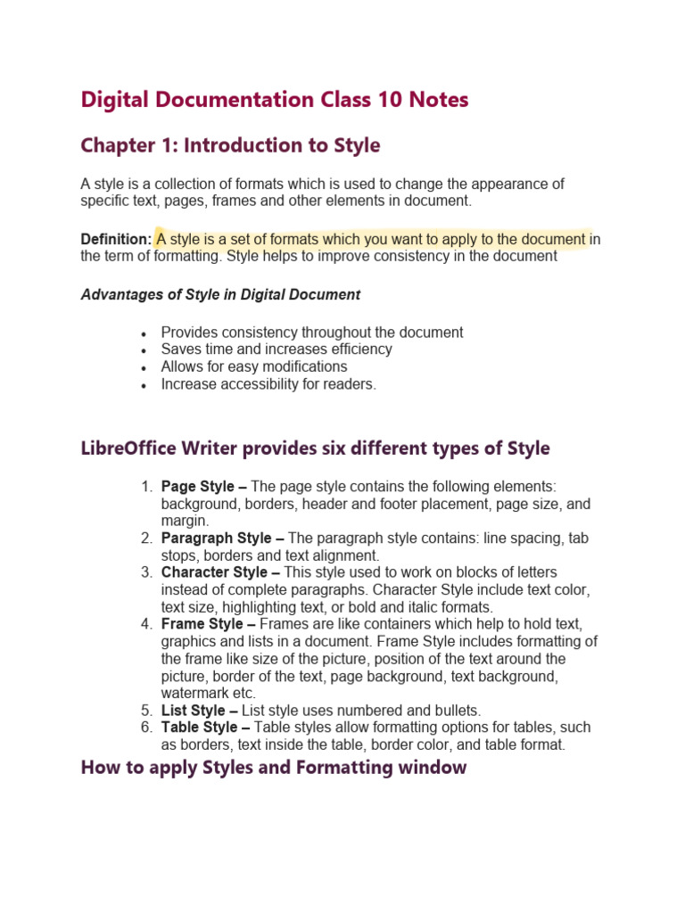 Digital Documentation Notes | PDF | Computer File | Hyperlink