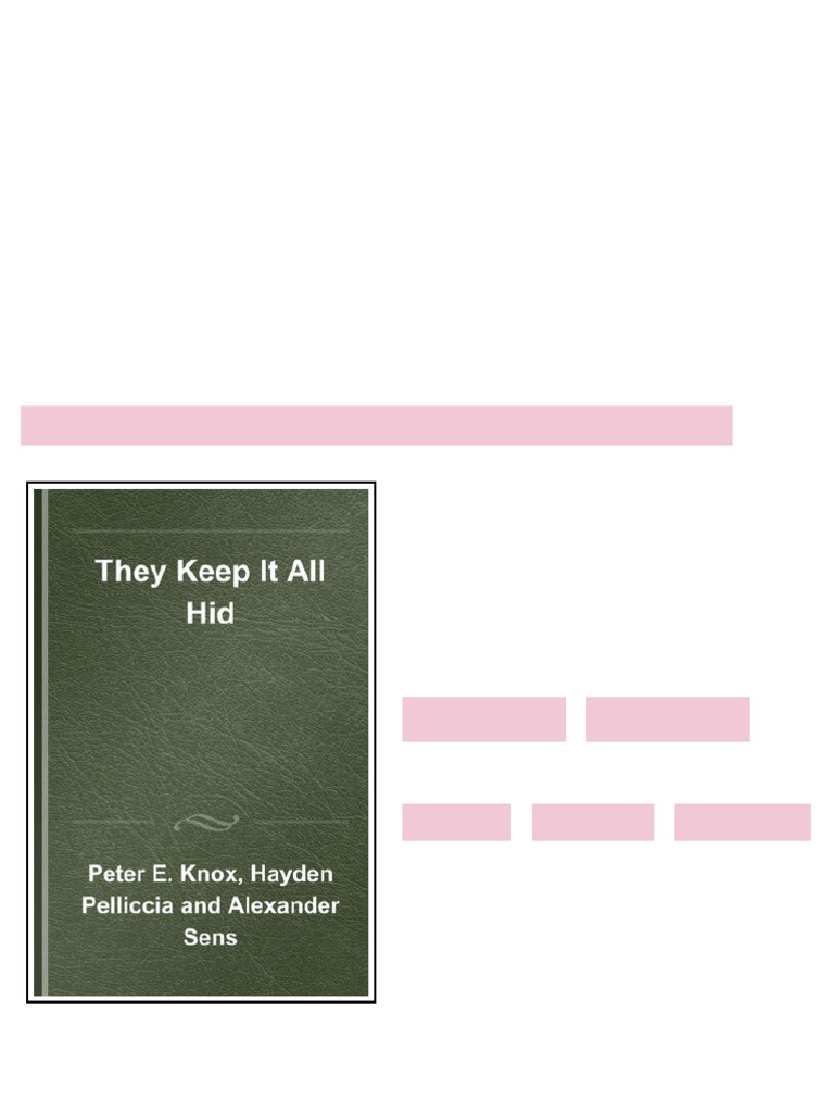 (Ebook) They keep it all hid : Augustan poetry, its antecedents and ...