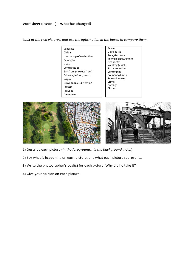 Worksheet Lesson 1 Sequence 3 2nde | PDF