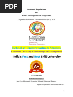 4-Year UG Honours Program Guidelines | PDF | Methodology | Academic Degree