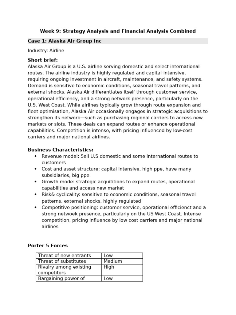 Week 9 Tutorial - Final | PDF | Mergers And Acquisitions | Pfizer