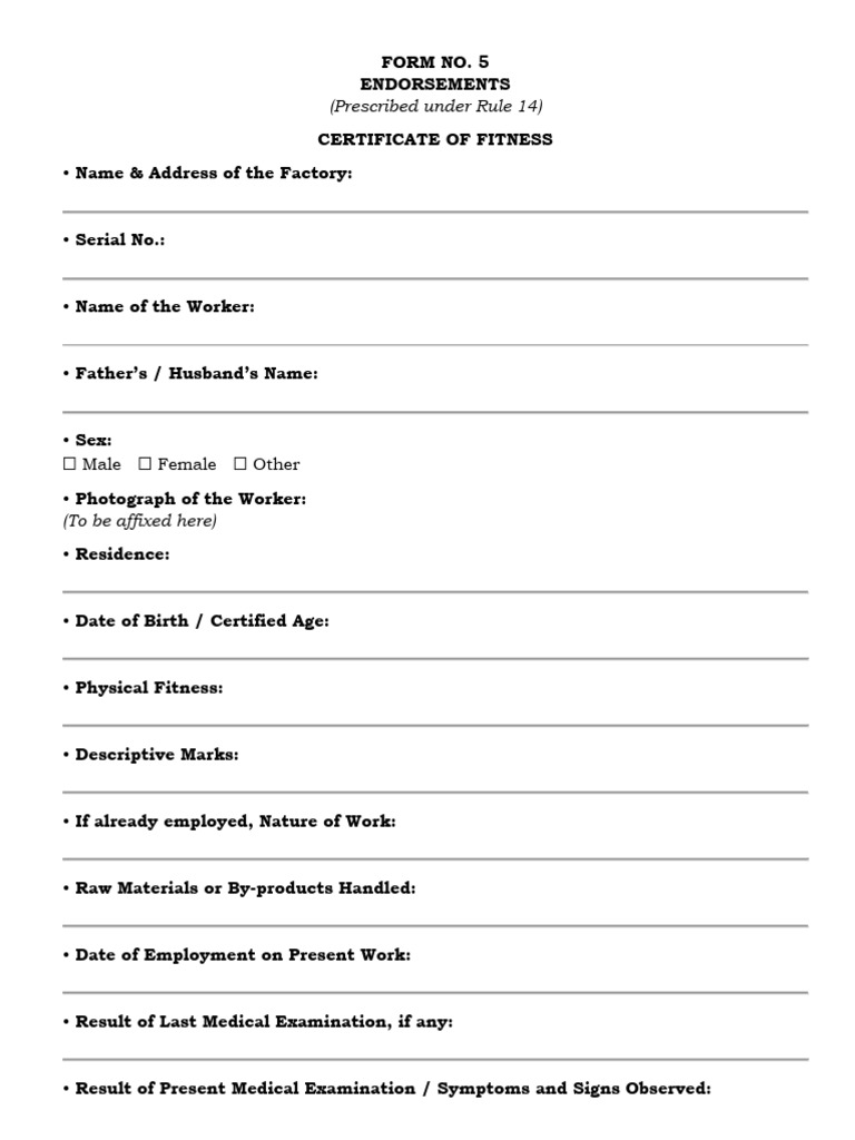 FORM NO. 5 | PDF