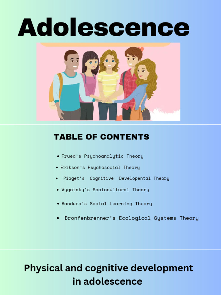 Adolescence | PDF | Identity (Social Science) | Puberty