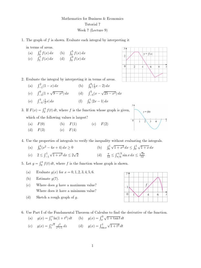Tutorial 7 Math | PDF | Mathematical Concepts | Mathematical Relations