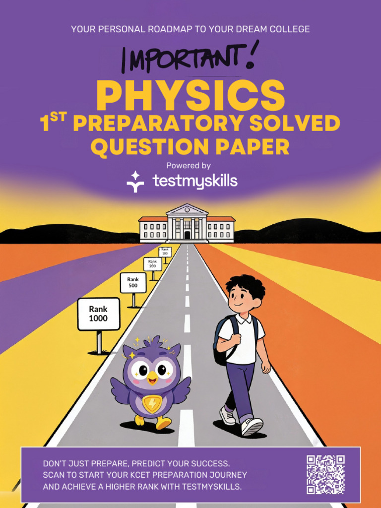 KCET Physics 1st Prep Solved Paper | PDF | Photoelectric Effect ...