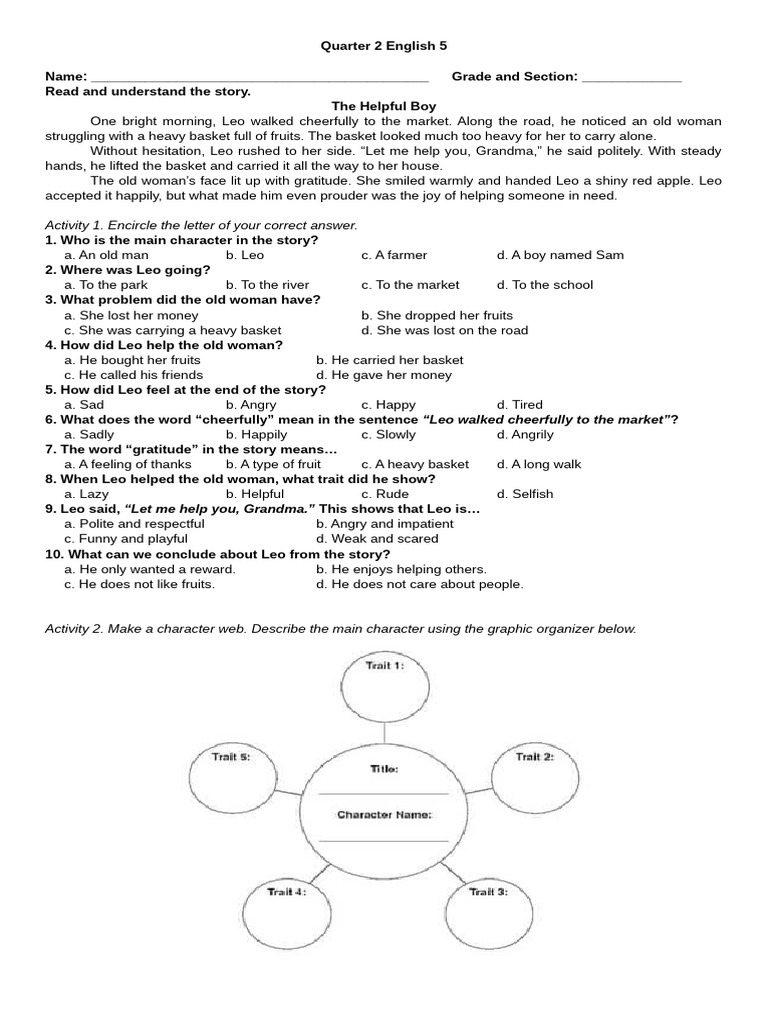 Activity in English 5_drill in elements | PDF | Chess | Chess Theory