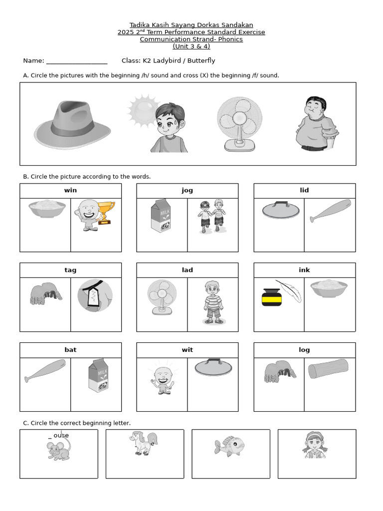 Phonics (Unit 3 and 4) | PDF