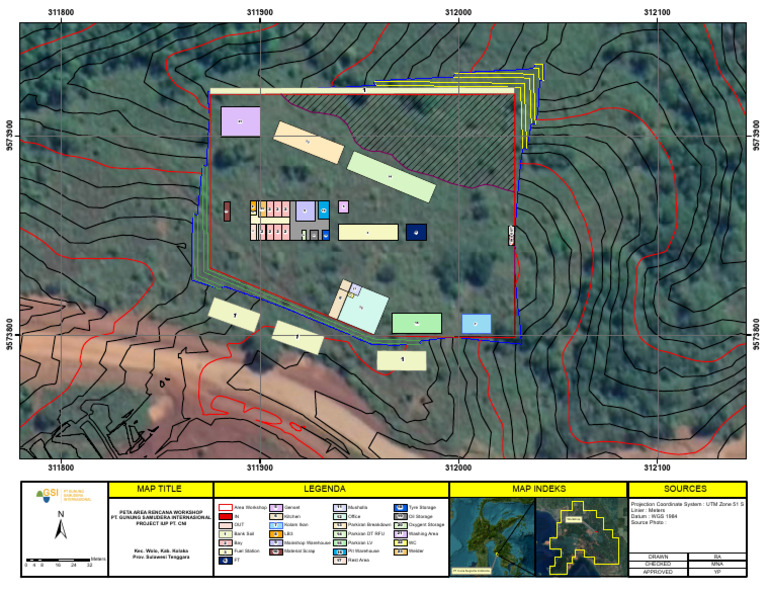 Workshop Area Map for PT CNI Project | PDF | Geophysics | Geographic ...