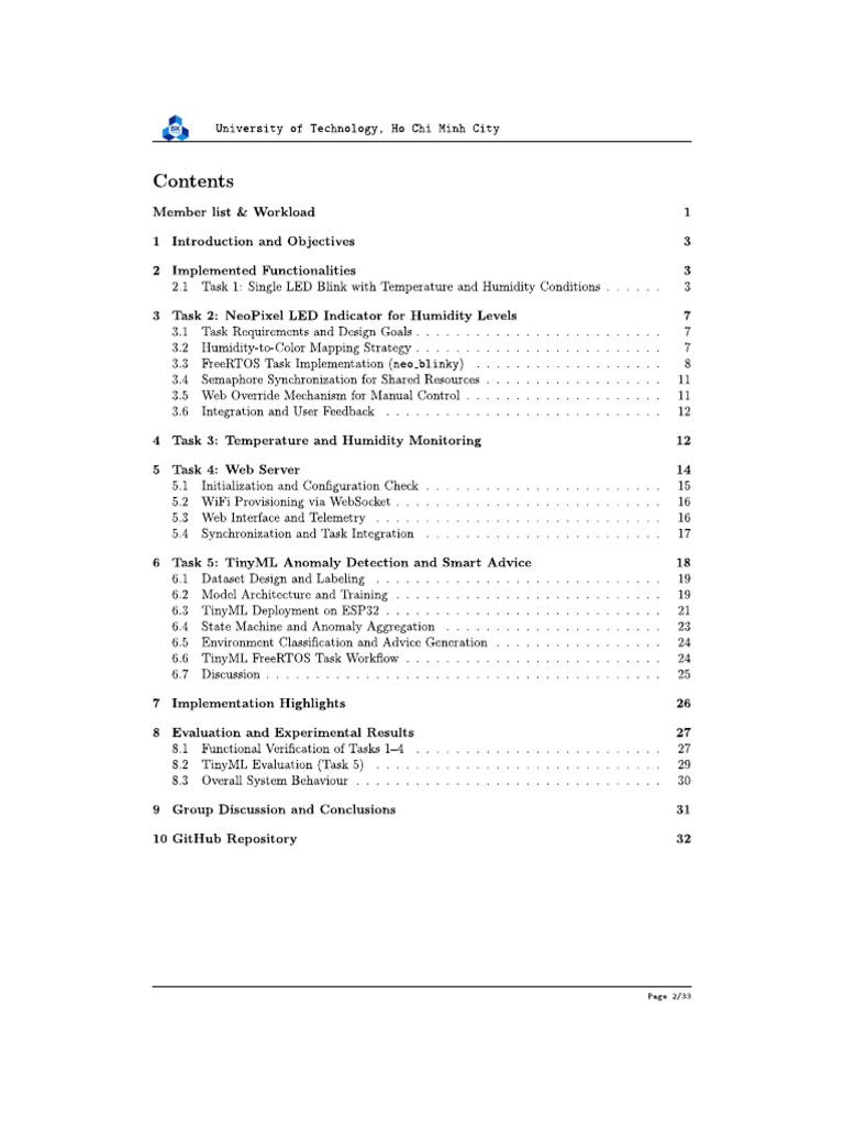 Real Time System Mid Term Project Assignment | PDF