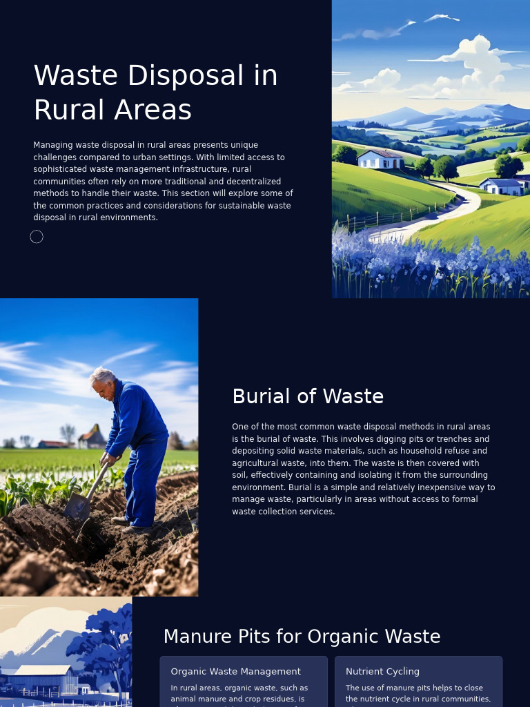 Sustainable Waste Disposal in Rural Areas | PDF | Anaerobic Digestion ...