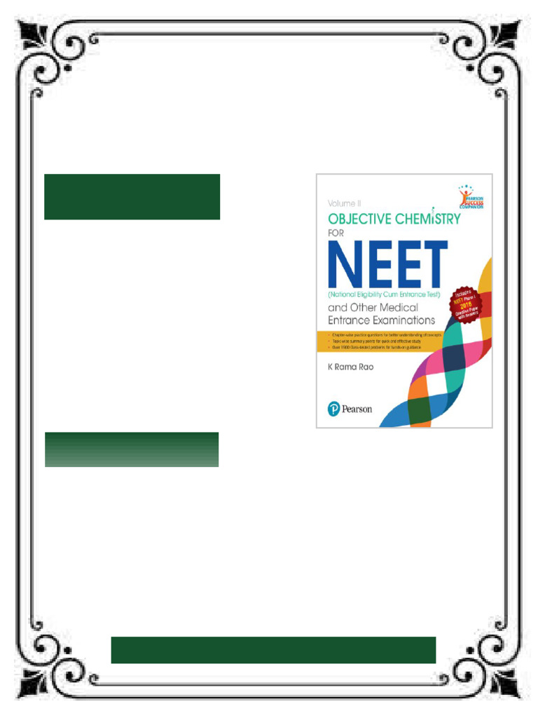 Objective Chemistry for NEET and Other Medical Entrance Examinations ...