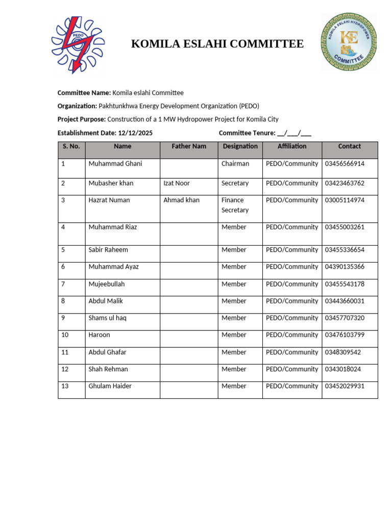 Committe | PDF