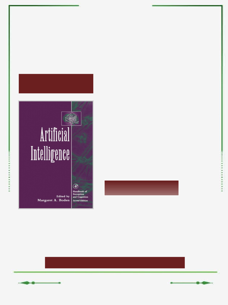 Artificial Intelligence 2nd Edition by Margaret Boden ISBN 9780080527598 0080527590 eBook full ...