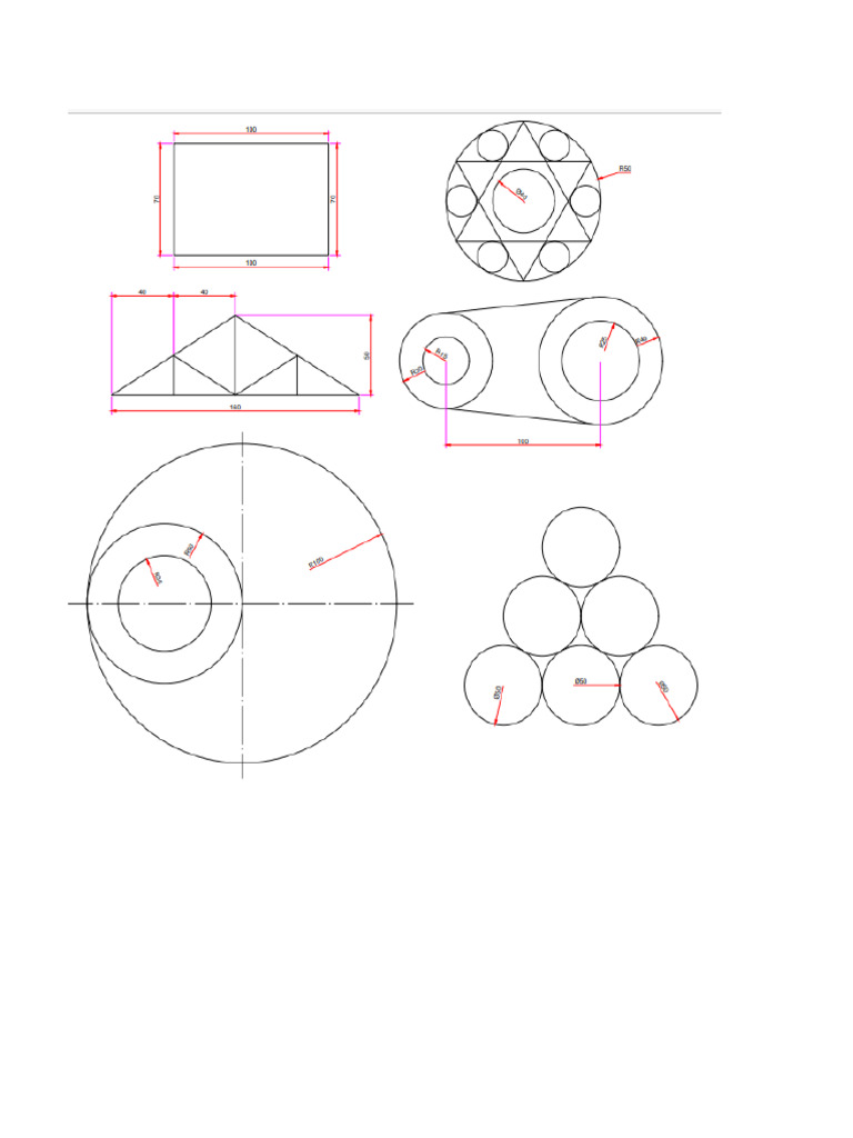 Buoi 2 - Ve Các Lệnh Cơ Bản Circle - Arc - Line | PDF
