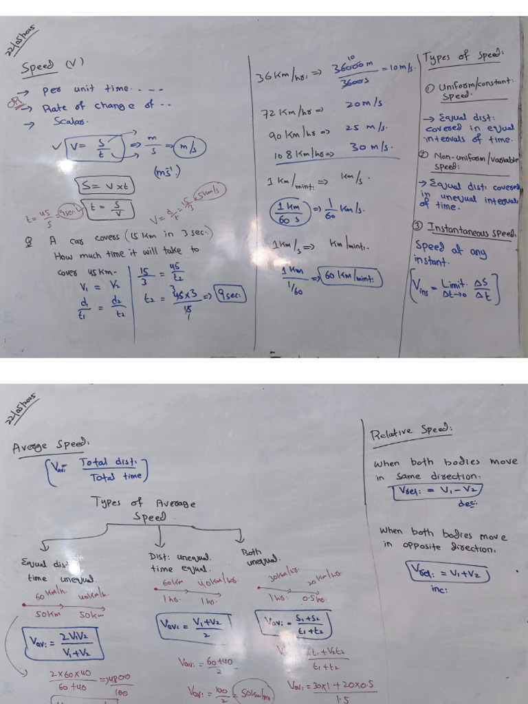 2. Speed Force and Motion | PDF