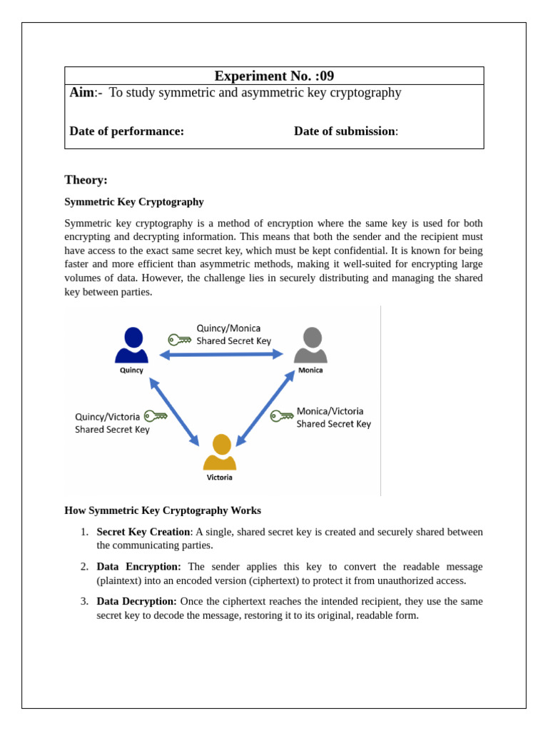 sad 9 | PDF | Key (Cryptography) | Public Key Cryptography