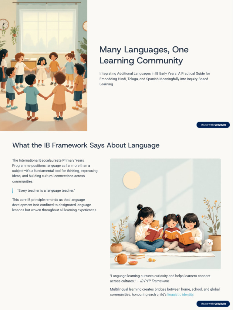 Many Languages One Learning Community | PDF | Learning | Vocabulary
