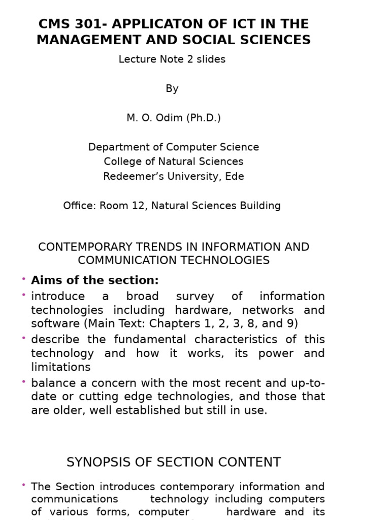 ICT in Management and Social Sciences | PDF | Network Topology | Byte