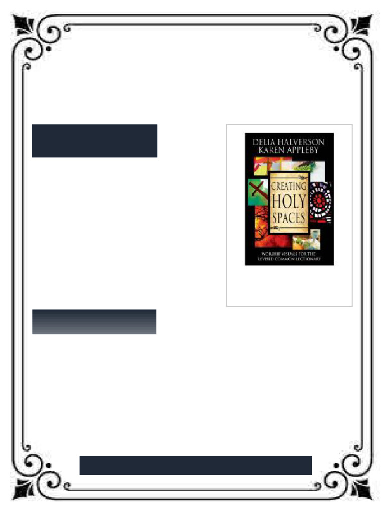Creating Holy Spaces Worship Visuals for the Revised Common Lectionary ...