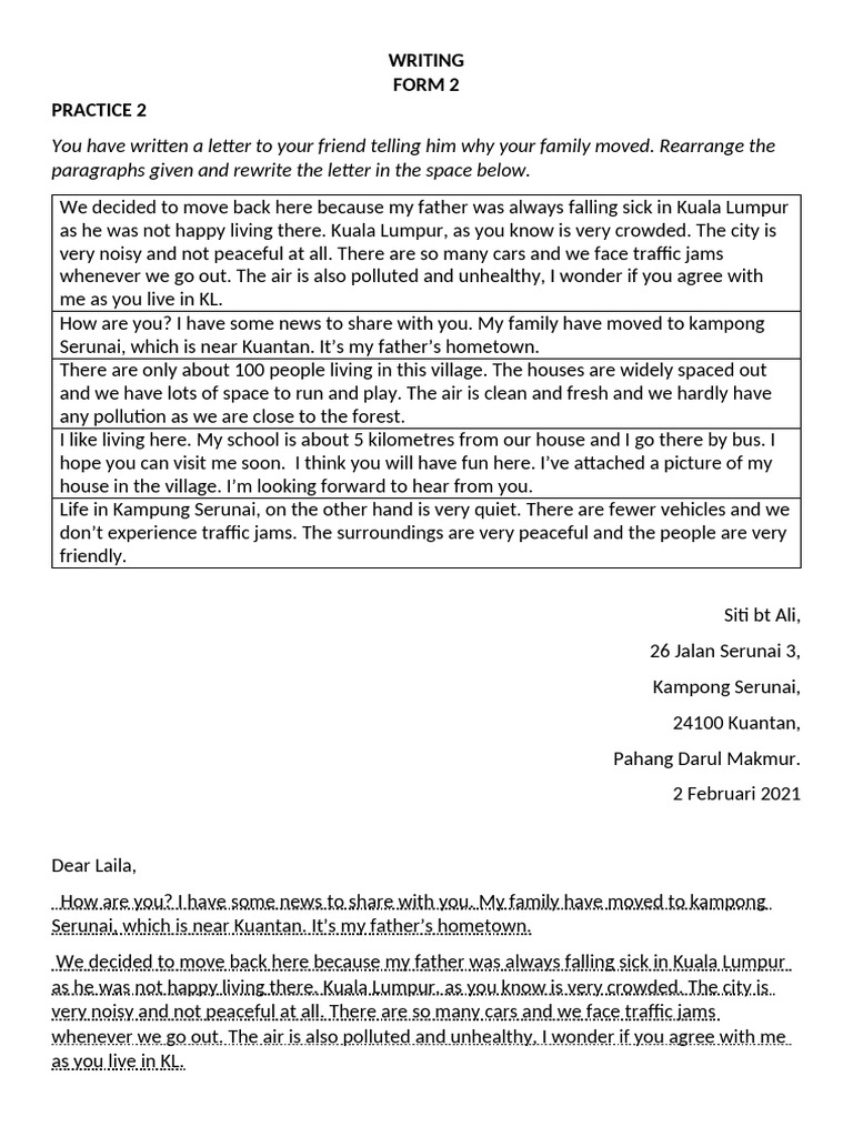 WRITING SAMPLE | PDF