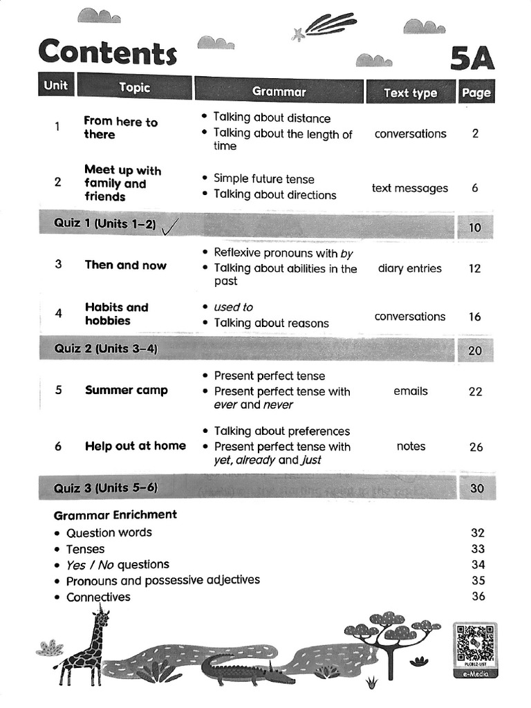 Get Ready Grammar 5A | PDF