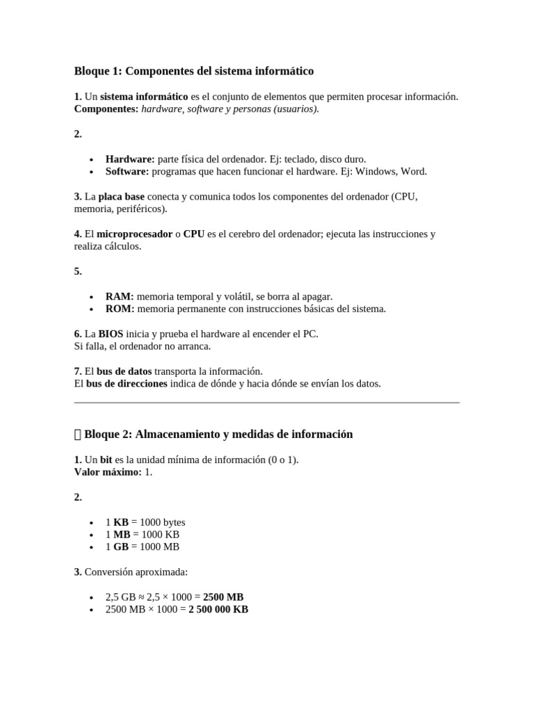 Bloque 1 | PDF