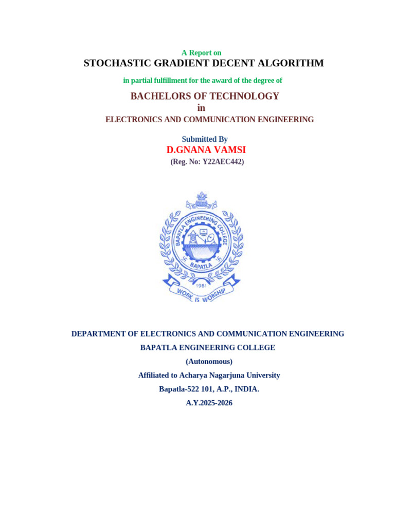 DL_report | PDF | Deep Learning | Cognitive Science