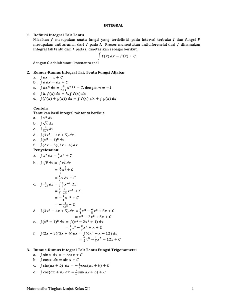 4 Integral | PDF