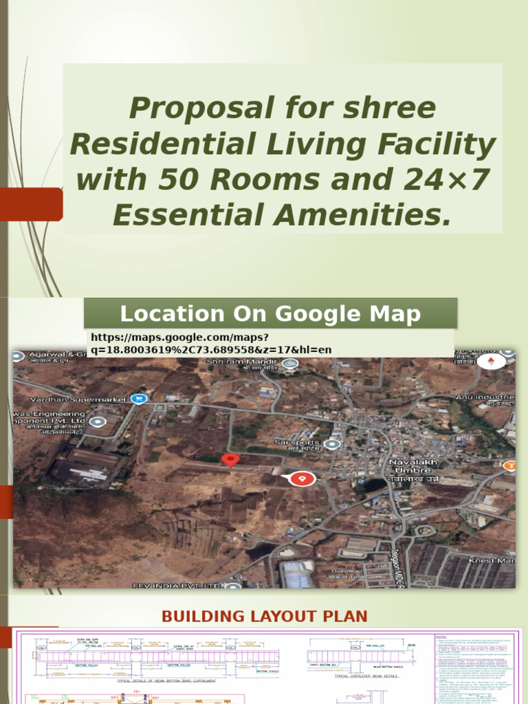 Shree Residential Facility Proposal | PDF