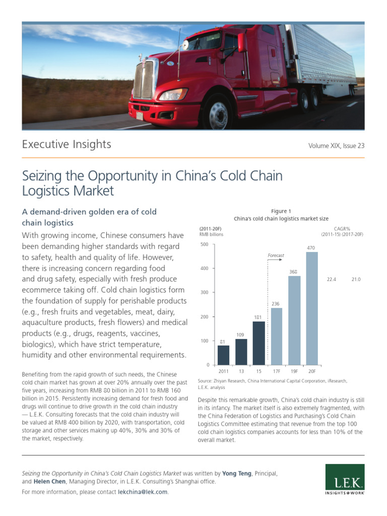 1923_China_cold_chain_logistics_Executive_Insights | PDF | Cargo ...