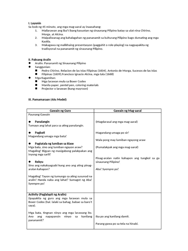 Lesson Plan | PDF