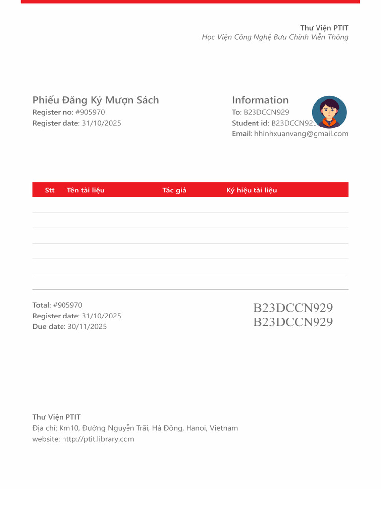 Library Register | PDF