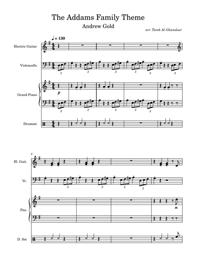 The Addams Family Theme | PDF