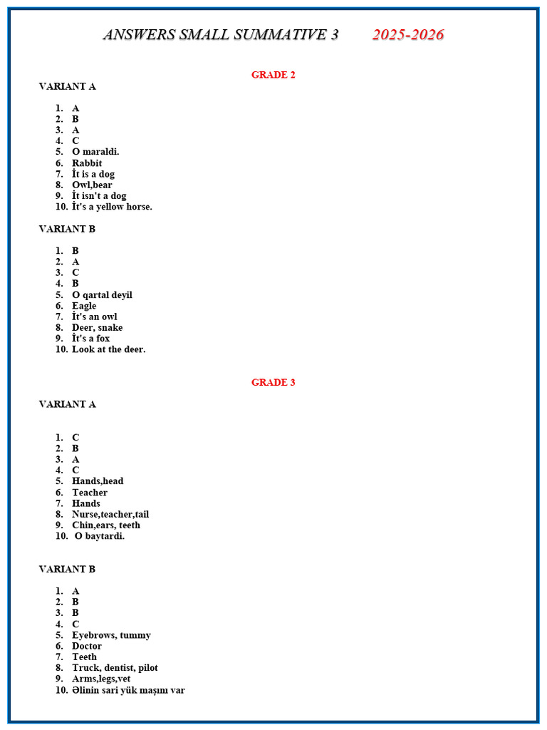 Answers Summative 3 | PDF | Chess | Chess Theory