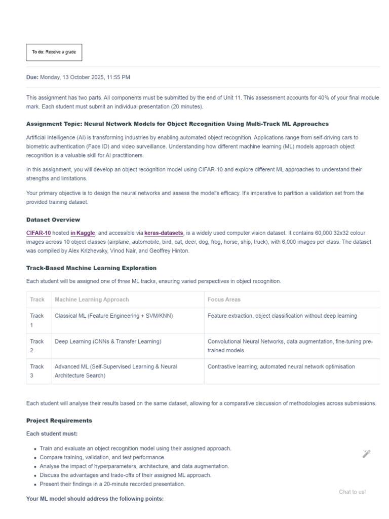 Machine Learning - Project (1) | PDF | Machine Learning | Deep Learning