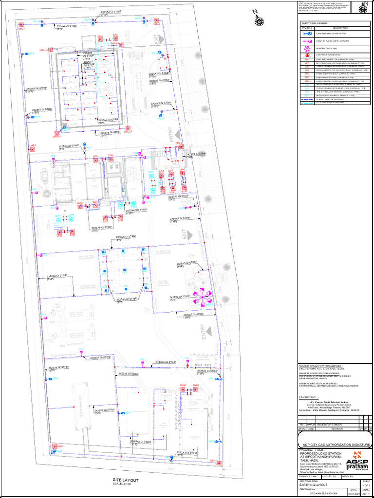 Proposed LCNG Station Electrical Layout | PDF