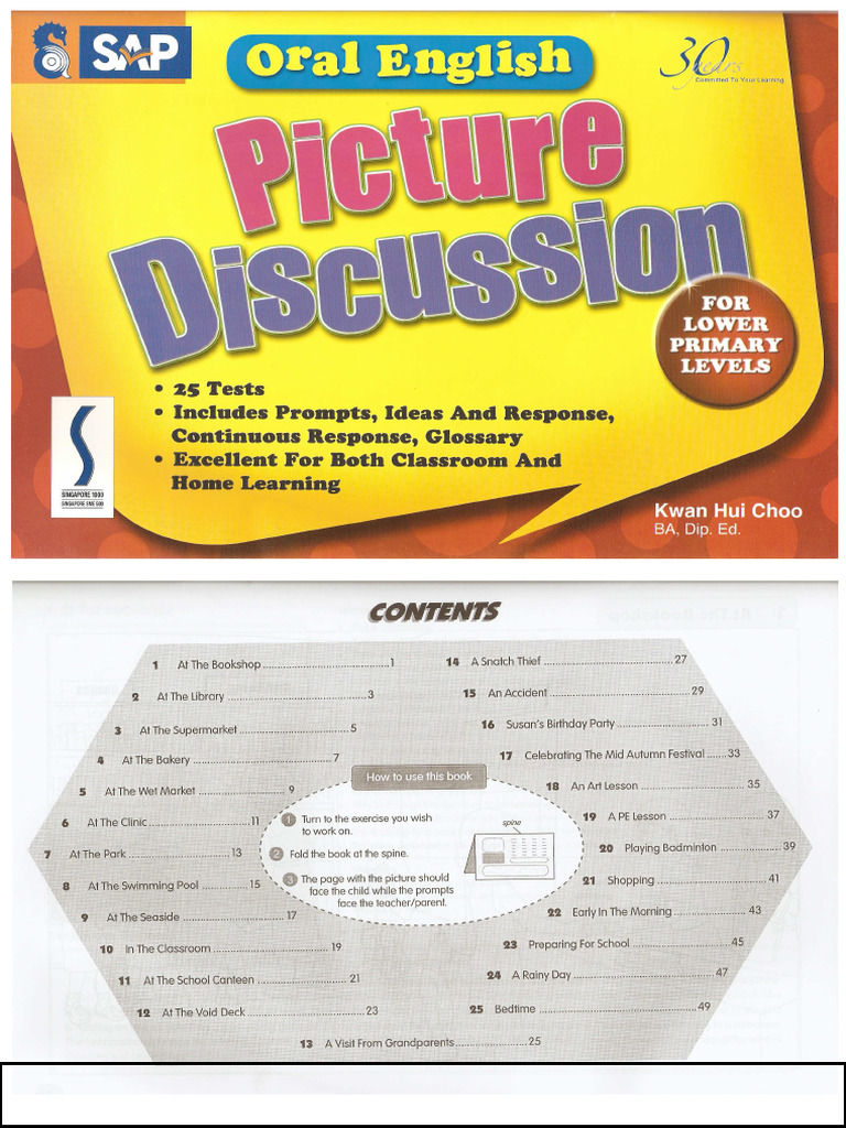 Oral English. Picture Discussion for Lower Primary Levels | PDF