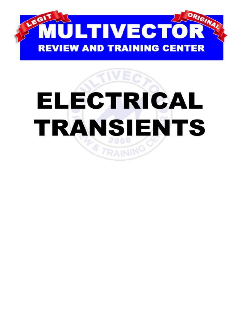 Electrical Transient | PDF
