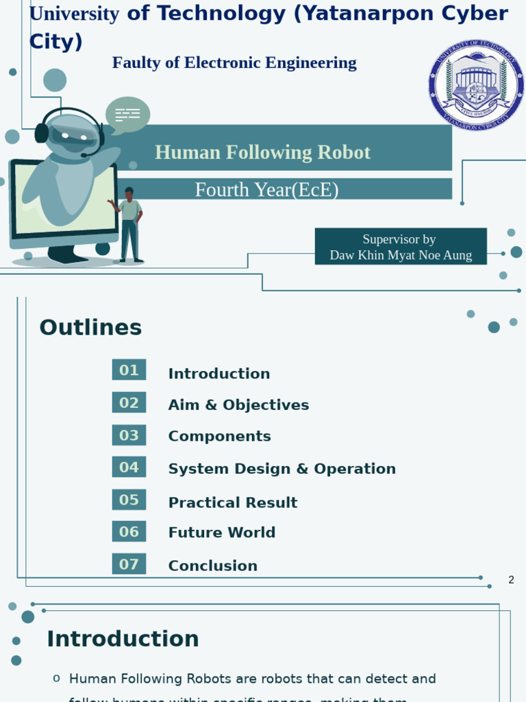 Human Following Robot Design Overview | PDF | Servomechanism | Infrared