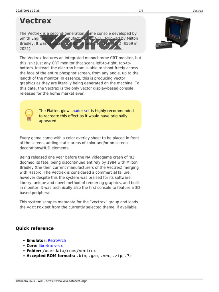 vectrex (1) | PDF | Computer Engineering | Computing